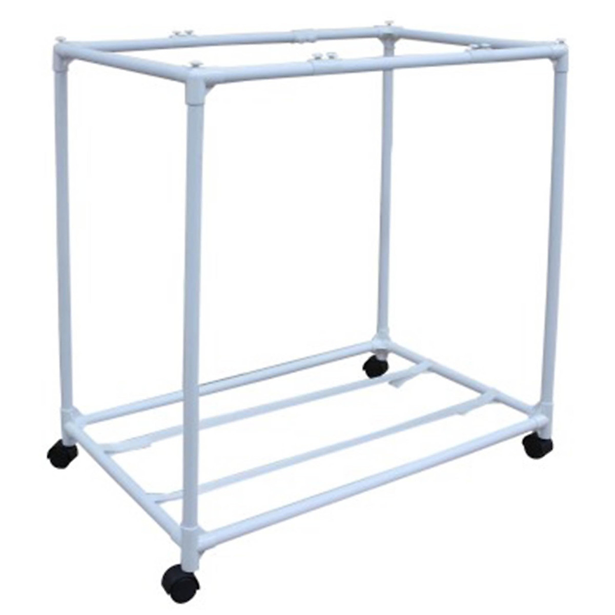 VODZUP Soft Silver Mesh 3-Bag Rolling Sorting Laundry Cart, WYT-85