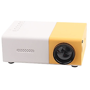 Mini Projector, 1500 Lumens Portable Video Projector LED Support HD 1080P HDMI USB VGA AV SD Cinema Projector Compatible with iPhone iPad Smartphone TV Xbox PC.(us Plug)