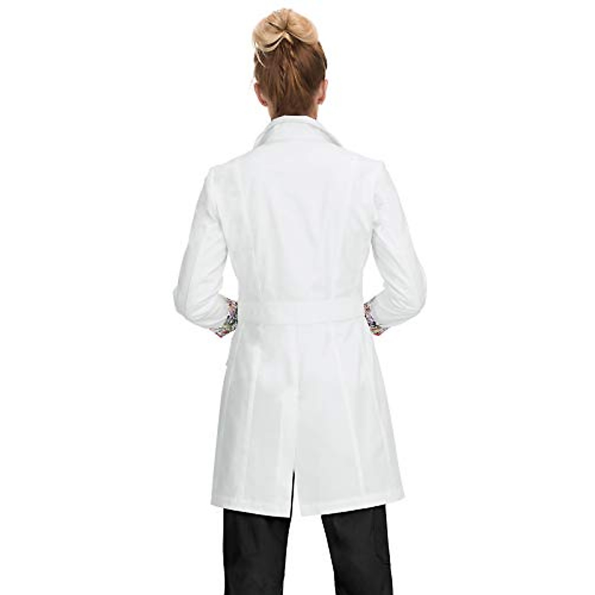 KOI 408 Women's Geneva Lab Coat White M