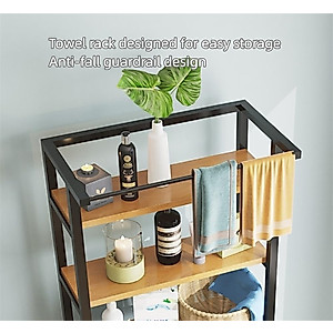 ROPSHTSF Shelves, Bathroom Tiers, Floor Storage, Gap Storage, Washing Machine Rack, 3-Tier Laundry Room Shelf Over The Washing Machin, Storage Rack(White)