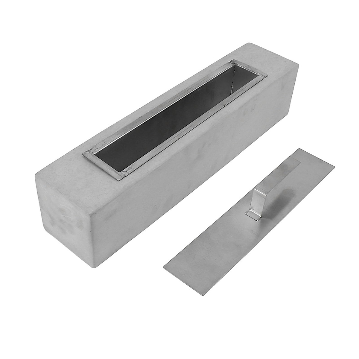 ICRPSTU Fireplace Indoor Table Fireplace Hot Cement Stainless Steel Real Fire Effect for Home