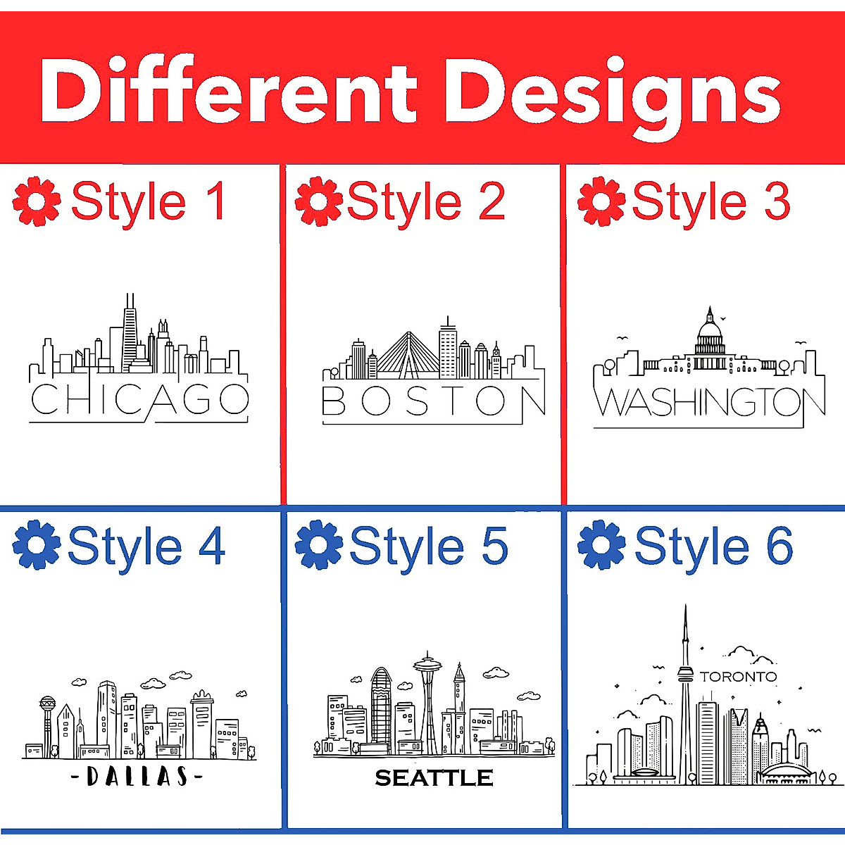 Chicago Skyline Cutting Board, Custom Housewarming Gift, Personalized Cutting Board, Wedding Gift for Couples, Wooden Bamboo Board with 6 Different Styles