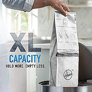 Hoover ONEPWR HEPA+ Cordless Bagged Upright Vacuum Cleaner, Lightweight, For Carpet and Hard Floor, BH55500PC, White