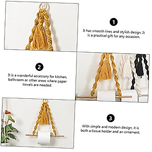 Paper Towel Wall Mount 1Pc Wall Hanging Shelves Paper Holder Bathroom Accessories Paper Rack Tissue Decorative Shelving