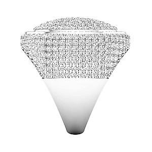 Dazzlingrock Collection Round Lab Grown White Diamond Oval Cluster Studded Statement Ring for Him (4.75 ctw, Color H-I, Clarity SI2) in 925 Sterling Silver, Size 9