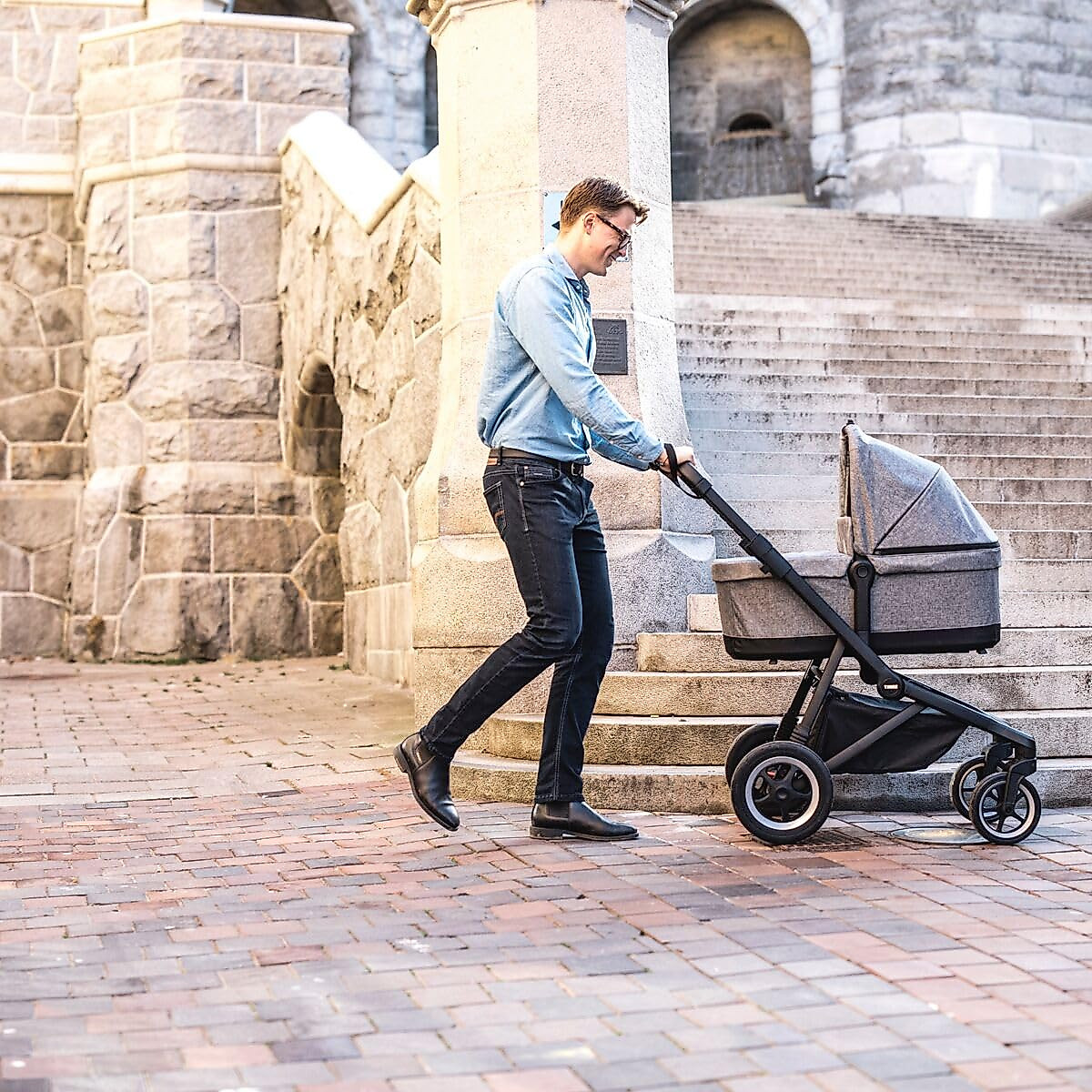 Thule Sleek Bassinet, Grey Melange