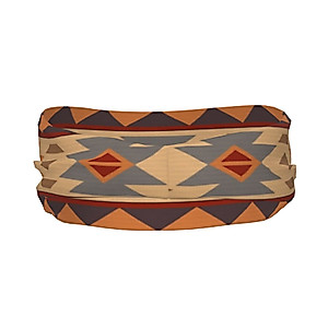 Men and Women Headbands Non Slip Breatheable Sports Sweatband Native Southwestern Design Tan Gray Brown American Sweat Band for Workout, Sports, Gym, Cycling