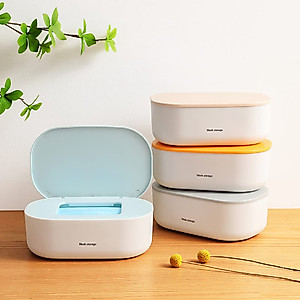 INSHA Mask Dispenser Masks Storage Box Hygiene Station with Cover,Mask Organizeror Gloves, Baby Diaper, Wet Wipes, Panty Liners,for Office and Home Car