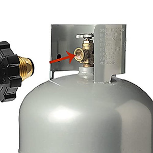 MENSI Ungrade Two Way POL Inlet and QCC Exit Propane Y Splitter Hose Adapter To Connect 5-100lbs Cylinder Tank For Grill, Heater, Fire Pit, Fireplaces