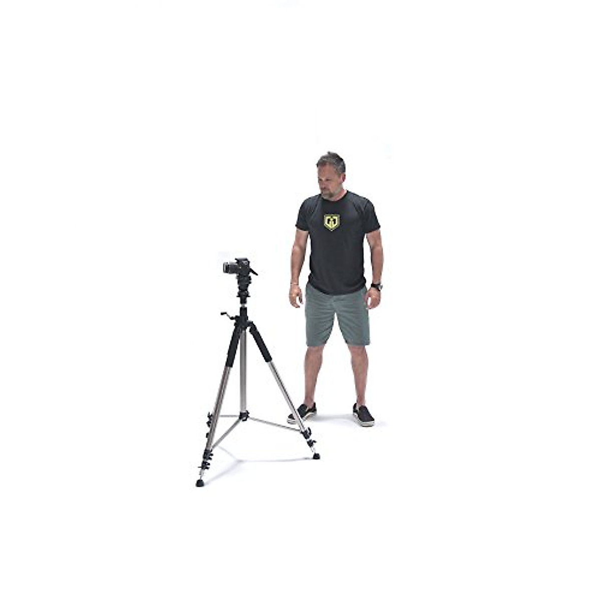 Glide Gear TST 100 Very Tall Sports Soccer Real Estate 120" Video Camera Photography 10 FT Tripod Stand