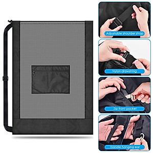 BROTOU Extra Large Sports Ball Bag, Ball Bags for Coaches, Adjustable Shoulder Strap and Hanging Ears with Handle, Mesh Sports Bag for Holding Basketball, Volleyball, Swimming Gear (30” x 40”)