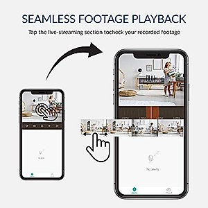 Kami by YI 4pc 1080p Cameras For Home Security with Human Detection, Activity Zone, Seamless Footage Playback with Phone APP - Compatible with Alexa and Google Assistant