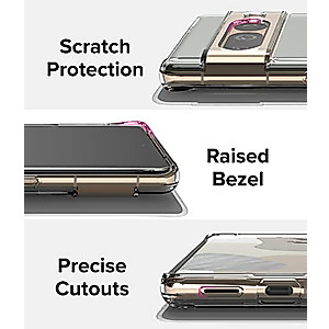 Ringke Fusion [Anti-Fingerprint Technology] Compatible with Google Pixel 7 Pro Case 5G, Protective Sturdy Back Shockproof TPU Bumper Translucent Smudge Proof Cover for Women, Men - Matte Clear