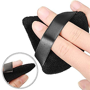 10 Pieces Pure Powder Puff Face Triangle Soft Makeup Powder Puff for Loose Powder Mineral Powder Body Powder Makeup Tool