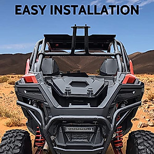 SAUTVS Spare Tire Carrier Holder for Polaris RZR RPO XP 20-23, Heavy Duty Rear Spare Tire Mount Holder Carrier Rack for Polaris RZR PRO XP / XP4 2020 2021 2022 2023 Accessories