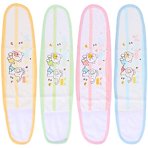 EXCEART 4pcs Baby Umbilical Hernia Belt Baby Belly Button Cord Band Infant Belly Wrap Adjustable Navel Belly Band