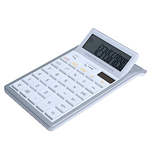 Victor 12-Digit Check and Correct Desk Calculator, White