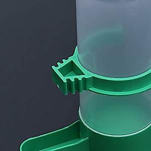 Cage Bird Drinkers 5pcs Bird Feeder Bird Water Bottle Drinker Container Food Dispenser Hanging in Birds Cage for Parrots Budgie Cockatiel Love Birds M Bird Drinker Feeder