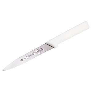Mundial SCW0547-4E - 4 in Serrated Paring Knife, Set of 3 with White Handle