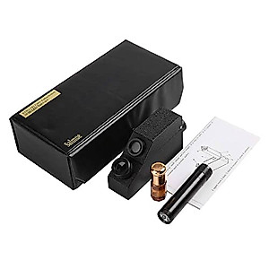 Salmue Gem Refractometer,Jewelry RHG181 1.30-1.81 Professional Gemstone ldentification Gem Refractometer with 3ml Reflective Index Fluid for Gemologists Travel/Portable Lab Suitcase.