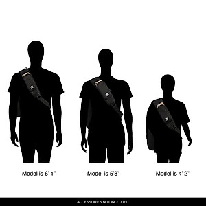 adidas Originals National Sling Backpack, Black, One Size