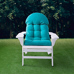 Enipate Adirondack Chair Cushions Set of 2, Weather Resistant Patio Chair Cushion for Adirondack, Thicken Outdoor Seat Pads High Back Rocking Chair Cushion