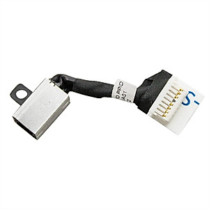 Zahara DC in Power Jack Cable for Dell Latitude 3500 3400 3550 /Inspiron 15 5582 5583 5584 P85F P85F001 / 7580 P/N: CN-0TM5N3 0TM5N3 TM5N3 450.0FV06.0011 450.0FV06.0031 450.0FV06.0091 450.0FV0G.0021