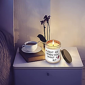 Scented Candles Funny Gifts for Him, Men, Boyfriend, Fiance, Husband，Valentines Day, Christmas, Birthday Gifts for Boyfriend, Husbands, BJ Candle for Men