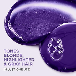 L’Oreal Paris Sulfate Free Brass Toning Purple Shampoo for Blonde, Bleached, Silver, or Brown Highlighted Hair, EverPure, 6.8 Fl Oz (Packaging May Vary)