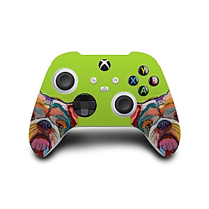 Head Case Designs Officially Licensed Michel Keck Bulldog Art Mix Matte Vinyl Sticker Gaming Skin Case Cover Compatible with Xbox Series S Console and Controller Bundle