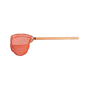 Frabill Wooden Bait Net | Premium D-Shaped Minnow Net | Hoop Size 6" x 6"