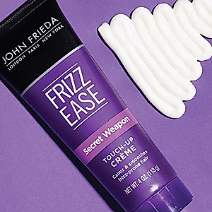 John Frieda, Frizz Ease TouchUp Crème AntiFrizz Finishing Cream Helps to Calm and Smooth Frizzprone Hair 4 6pack, SECRET WEAPON, 24 Ounce, (Pack of 6)