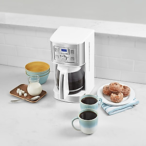 Cuisinart Brew Central Digital Display 14-Cup Self-cleaning Programmable Coffee Maker White (Renewed)