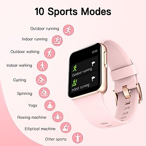 ZOSKVEE Smart Watch, Smartwatch for Android & iOS with Heart Rate, Blood Oxygen Monitor & Sleep Tracker, 1.4" Dynamic Watch Face 5ATM Waterproof, Fitness Tracker 30 Days Standby for Men, Women
