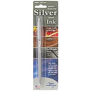 Fisher Space Pen Silver Space Pen - Bold Point, Blistered (SR80SL)