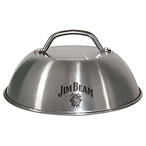 Jim Beam JB0181 9" Burger Cover Cheese Melting Dome, Silver