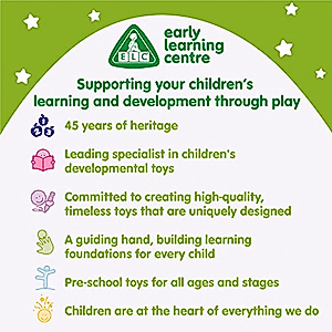 Early Learning Centre Wooden Hammer Bench, Hand Eye Coordination, Stimulates Senses, Toys for 18 Months, Amazon Exclusive, by Just Play