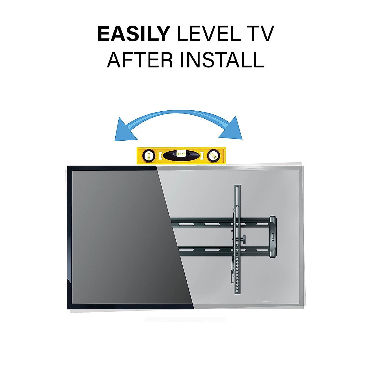 Made for Amazon Universal Tilting TV Wall Mount for 50-86" TVs and Compatible with Amazon Fire TVs