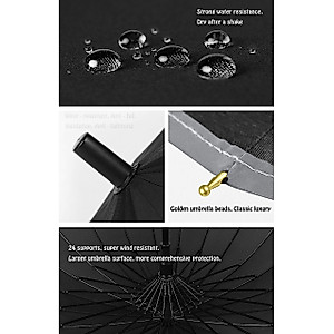 zooro Samurai Umbrella Windproof Semi-automatic Ninja Samurai Umbrella,The Best creative gift (8 Bone)