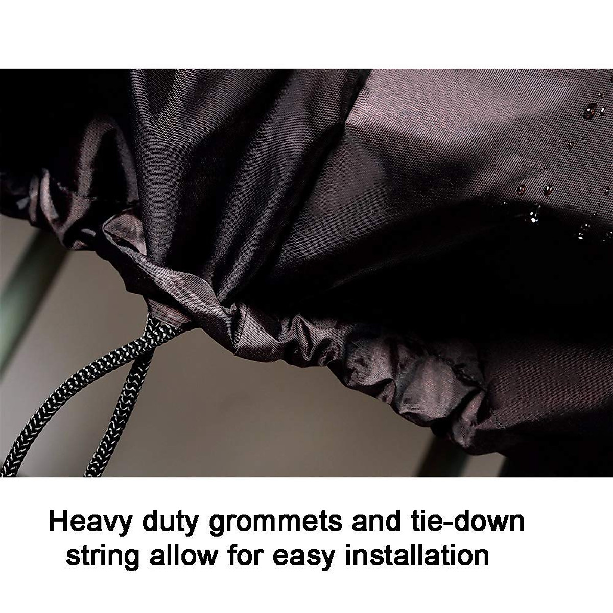Turbine Roof Vent Cover, Heavy Duty Turbine Ventilator Protector Shield, Waterproof 1680D Oxford Fabric, Adjustable Drawstring Design, Year Around Protection for Your Roof Vent (S: 12"x17.5")