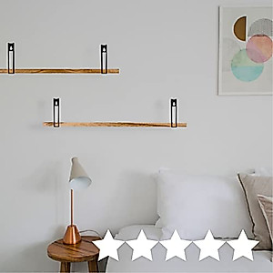 Floating Book Shelves for Wall Living Room Kitchen & Home | Sturdy Floating Bookshelf & Wall Decor for Home Kitchen & Bathroom | Easy to Install Shelves for Bedroom & Kitchen Shelves by Cotea