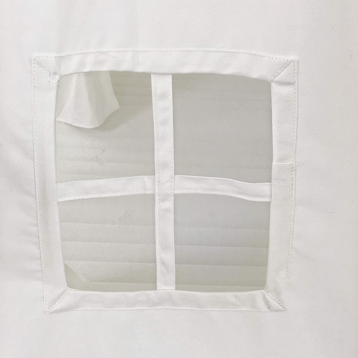 Domestic Objects | Play Tent Bed Canopy | Teepee for Mattress | Cotton Canvas | Premium Quality (Twin/Single with Door) (White)