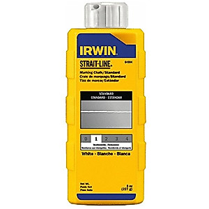Irwin Strait Line 64904 8 Oz White Chalk Refills