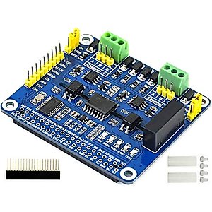 2-Channel Isolated RS485 Expansion HAT,SC16IS752+SP3485 Dual Chip Convert SPI to RS485 Data Rate up to 921600bps Embed Multi Protection Circuits,for Raspberry Pi 4B/3B+/3B/2B/Zero/Zero W
