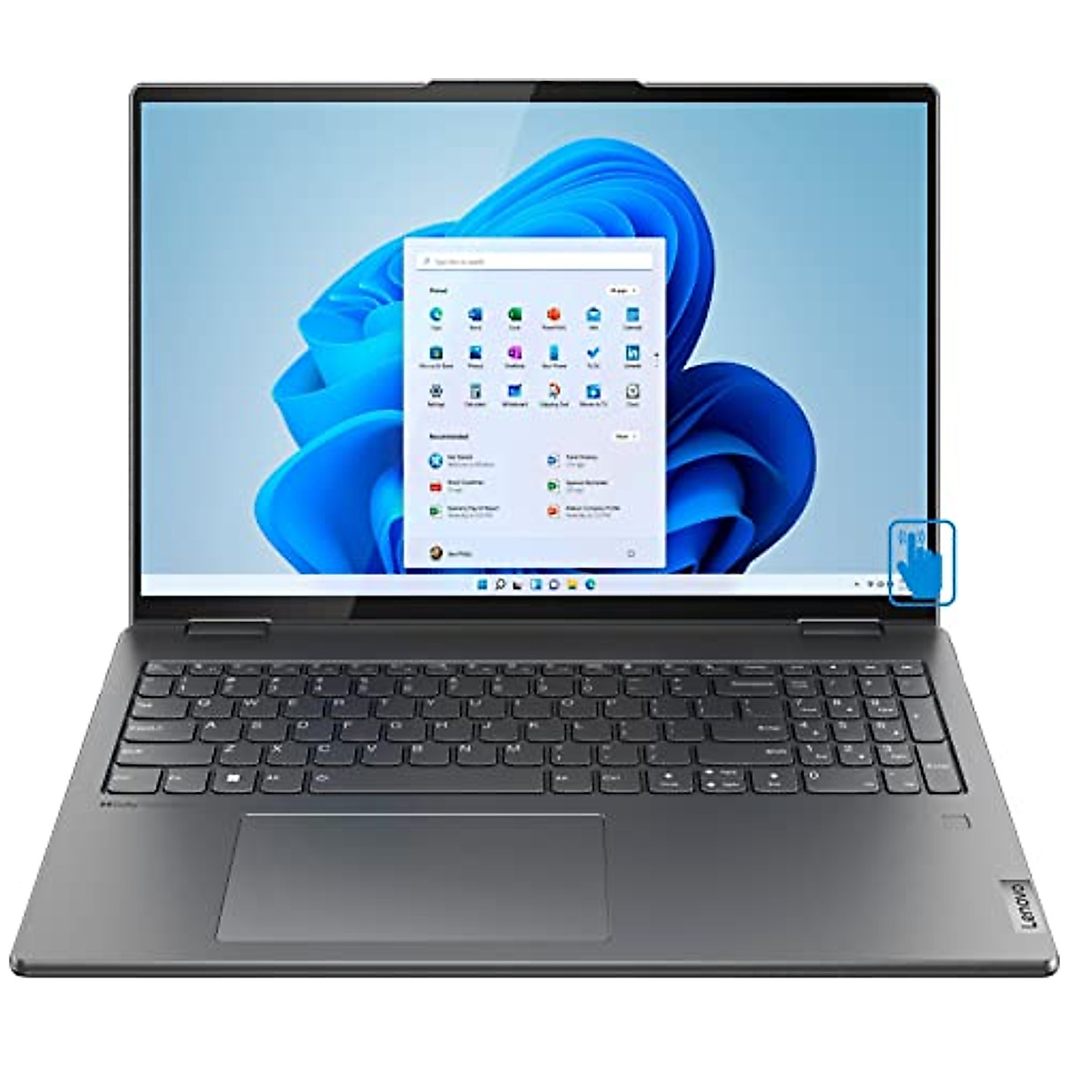 Lenovo Yoga 7 82QG00 Home & Business 2-in-1 Laptop (Intel i5-1240P 12-Core, 8GB LPDDR5 4800MHz RAM, 512GB PCIe SSD, Intel Iris Xe, 16.0" 60Hz Touch Win 11 Pro) with DV4K Dock