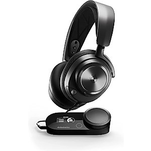 SteelSeries Arctis Nova Pro Multi-System Gaming Headset - Premium Hi-Fi Drivers - PC, PS5, PS4 + a bonus EarStudio HE100 Headset (Renewed)