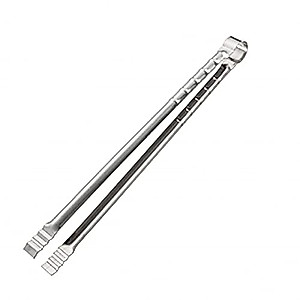 Florian Multi Proposal Tongs High strength Stainless Steel, Bounds Spring, Smooth Edge For food, BBQ Charcoal Fire, Bulgogi, Cooking, Outdoor, Korean Kitchen Tools (Extra Long. 17.7Inch /450 mm)