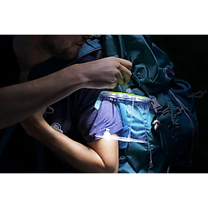 MPOWERD Luci Outdoor 2.0 - Inflatable Solar Light, Clear Finish, Adjustable Strap