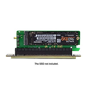 chenyang M.2 NVME to PCIe 3.0 X16 Adapter NVME/AHCI SSD to PCI Express Expansion Card Adapter
