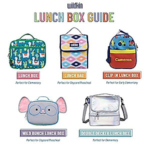 Wildkin Kids Insulated Lunch Box Bag for Boys & Girls, Reusable Kids Lunch Box is Perfect for Early Elementary Daycare School Travel, Ideal for Hot or Cold Snacks & Bento Boxes (Dinomite Dinosaur)